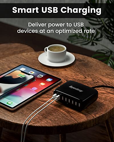 USB Charger Station 8-Port for Multiple Devices – SUPERDANNY